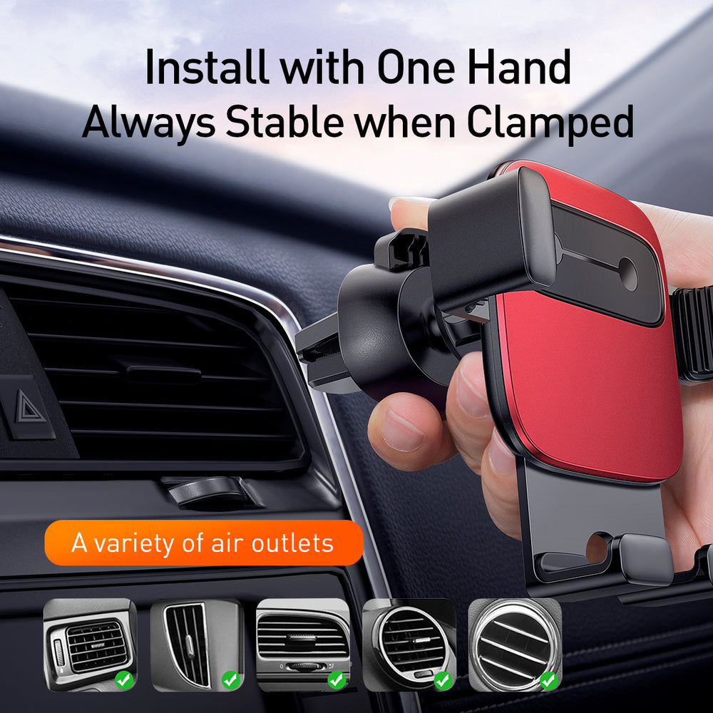 Baseus Cube Gravity Vehicle Mounted Holder for Smartphones (Air Vent)