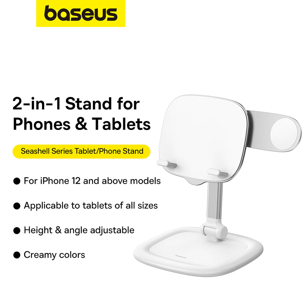 Baseus Seashell 2-in-1 MagSafe Tablet & Phone Stand
